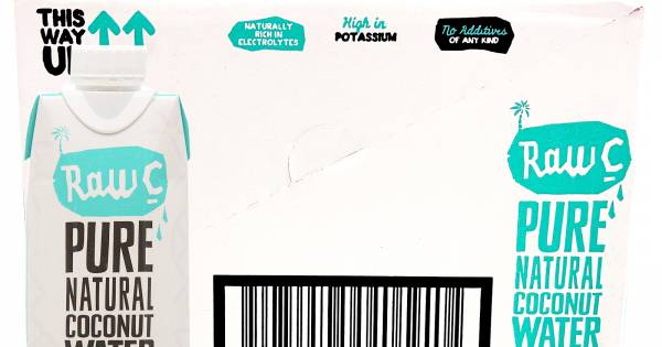 Raw C Pure Natural Coconut Water, 330 ml x 12