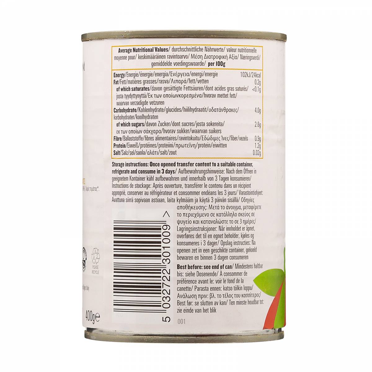 Biona Organic Whole Plum peeled Tomatoes 400g