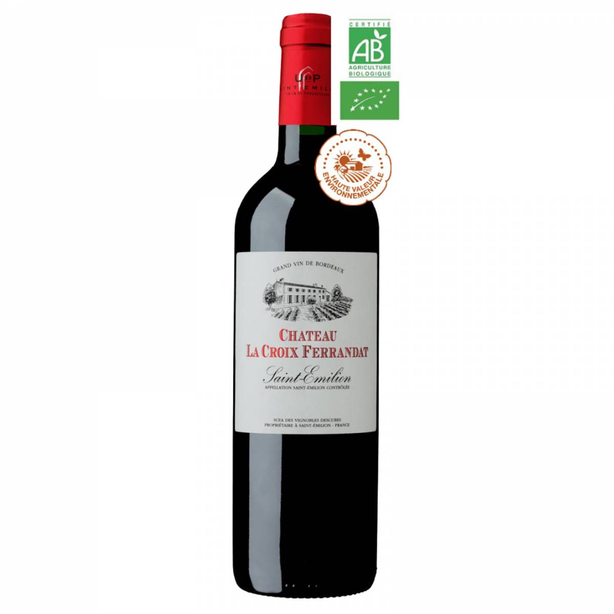 Chateau La Croix Ferrandat Saint-Emilion Bio Red Wine, 750 ml