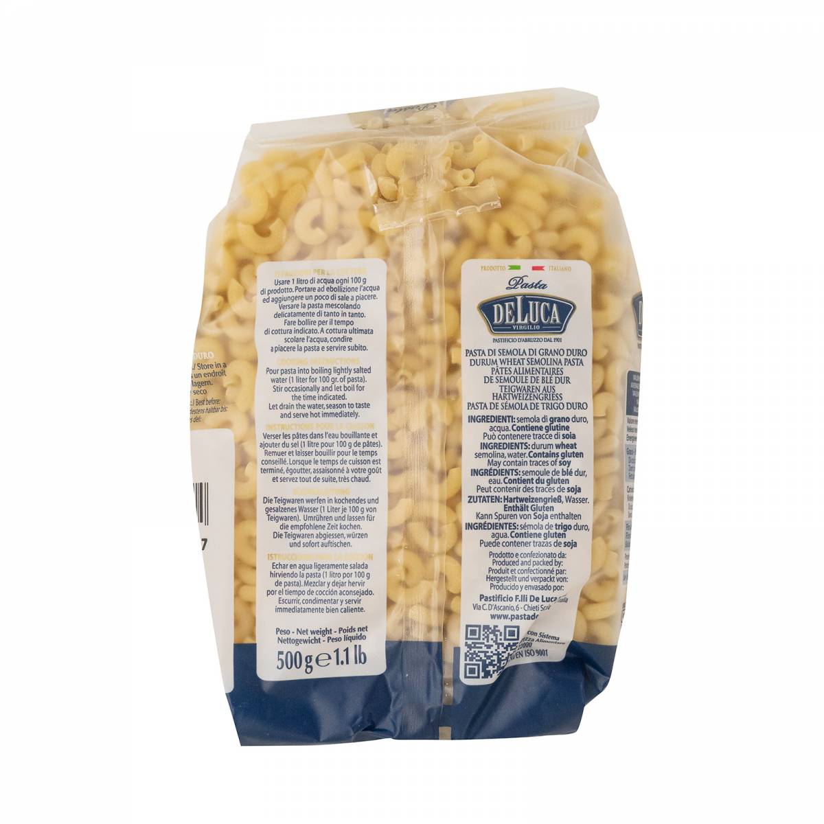 Deluca Italian Elbows Pasta, 500g